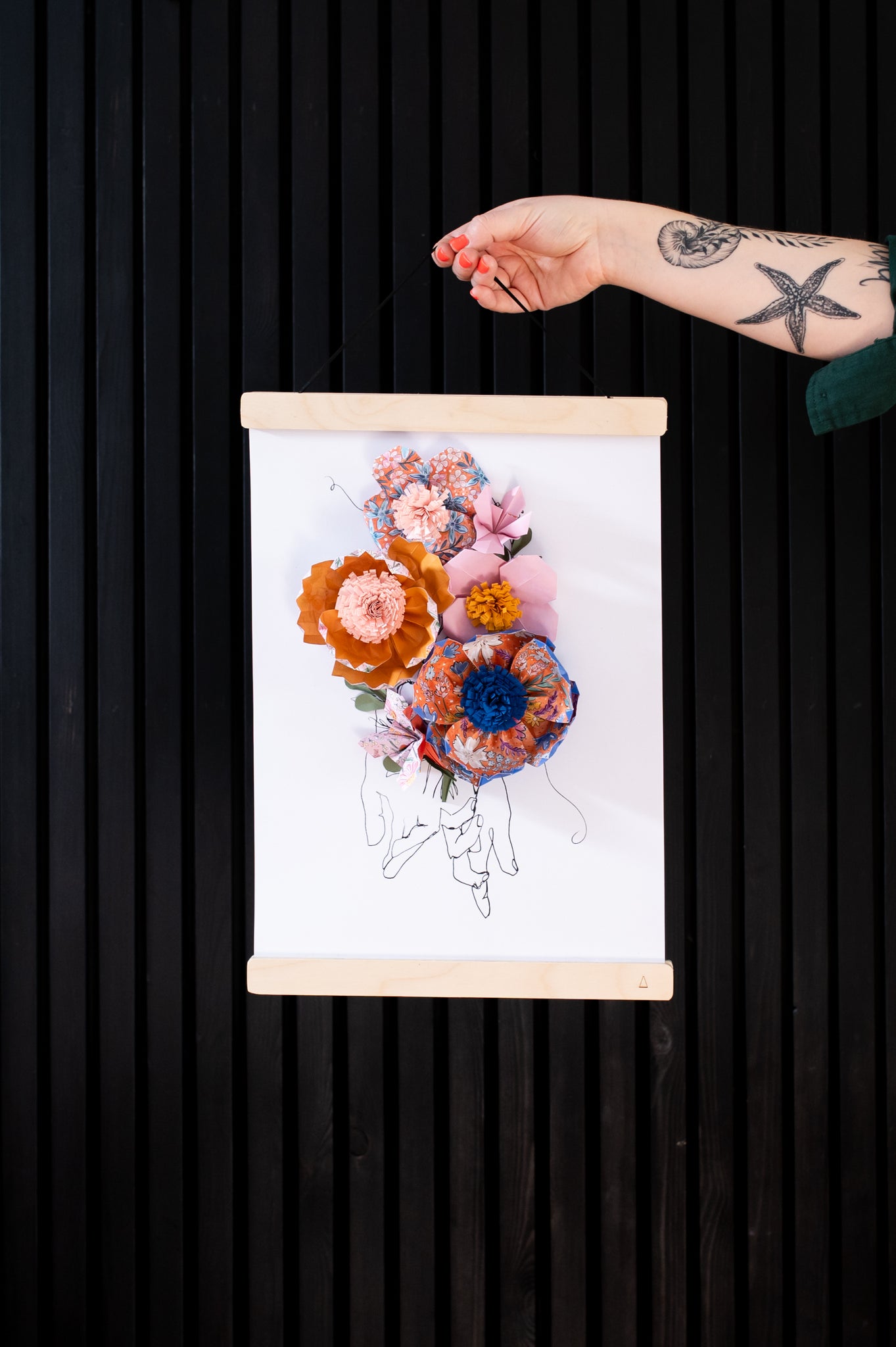 FLORAL WALL ART KIT // FOLD box FOUR – Origami Est